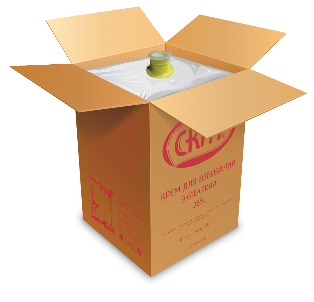 Крем для взбивания "Эклектика" BAG-IN-BOX 10 кг для профессионалов